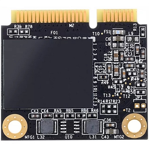 HADTK SSD 512GB Half Size mSATA Mini PCIe 3D NAND Flash Internal Solid ...